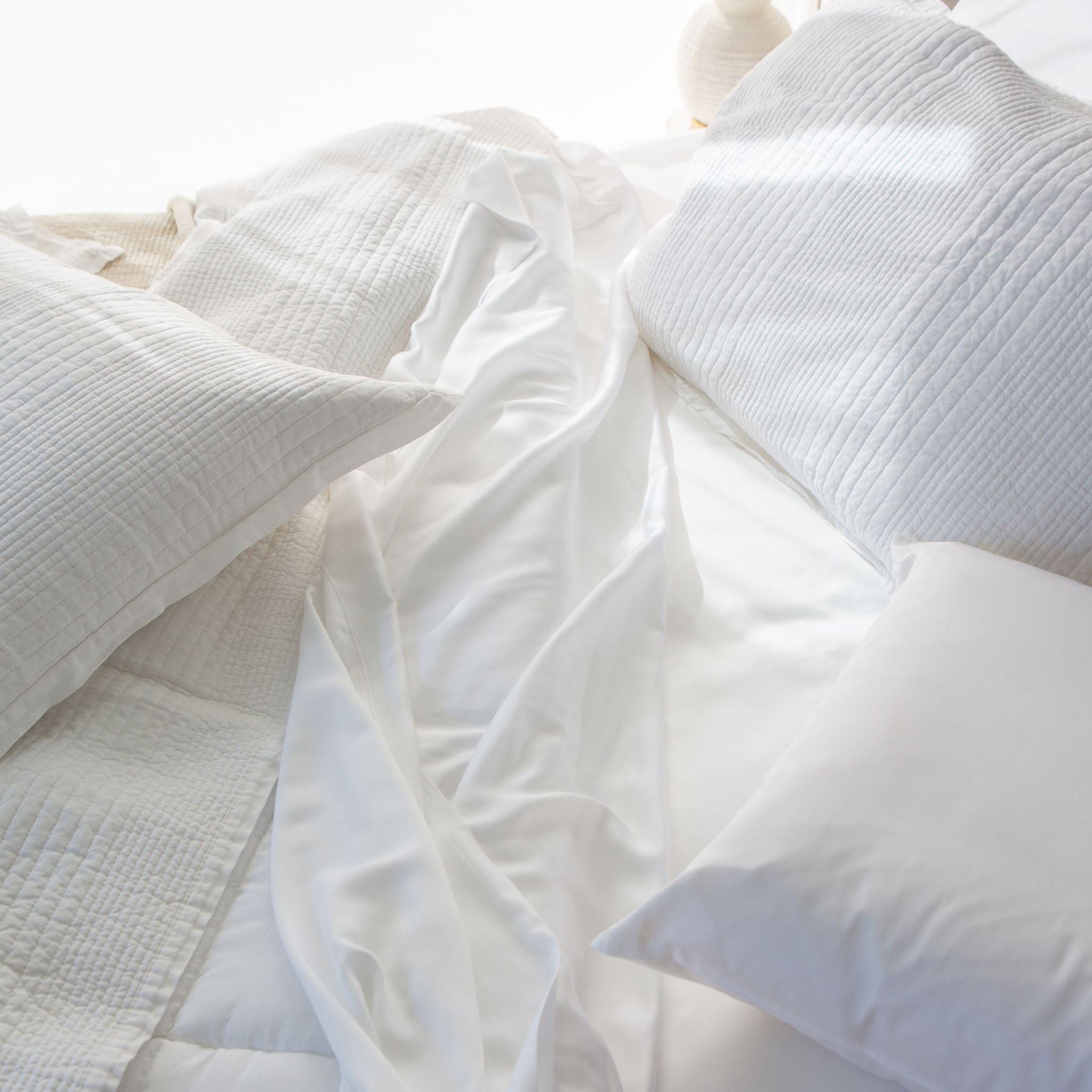 White Longaberger Quilt