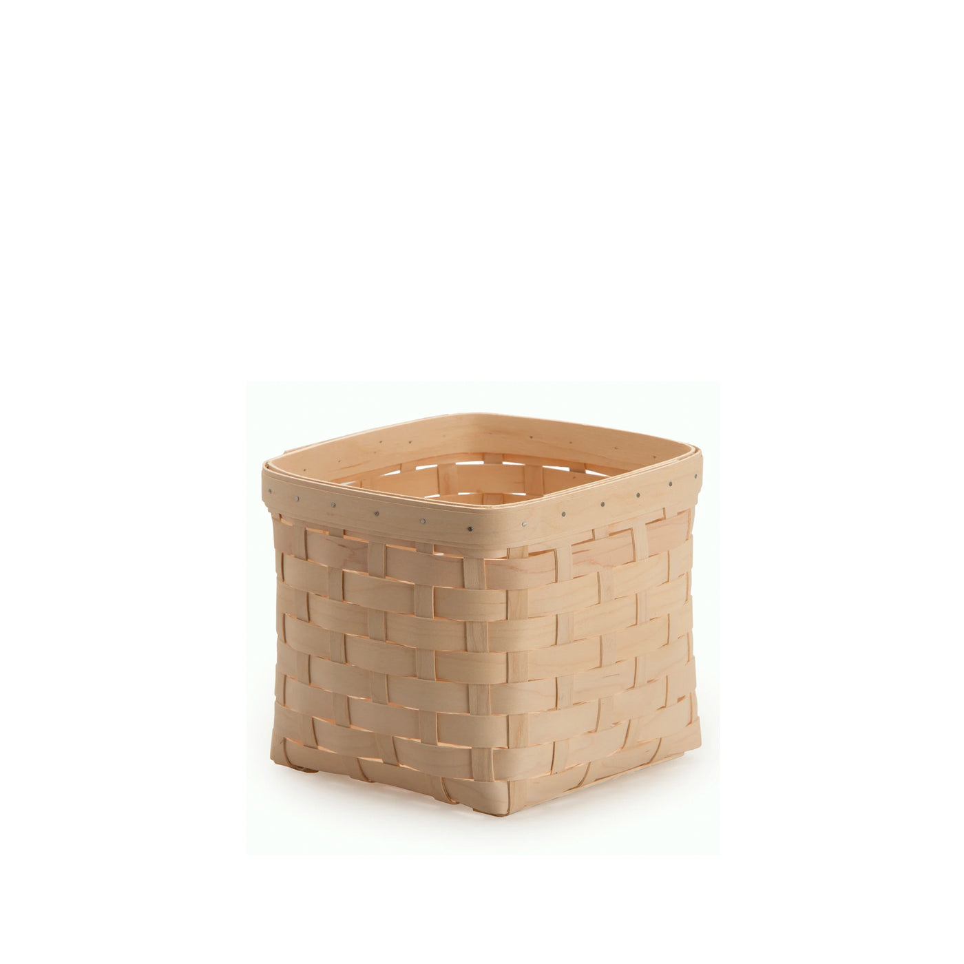 Whitewashed Square Organizing Basket — Longaberger
