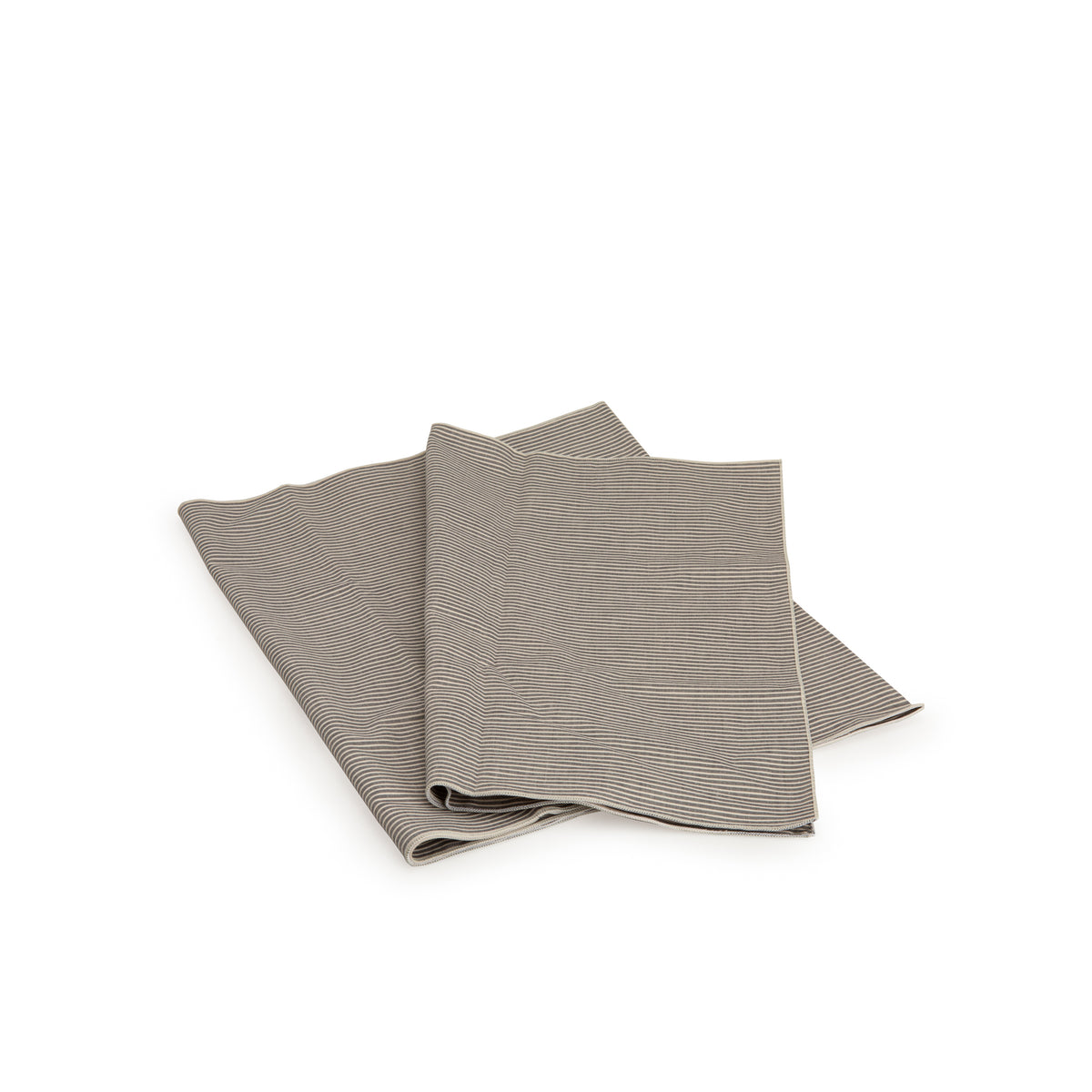 Table Runner - Black Striped Chambray — Longaberger